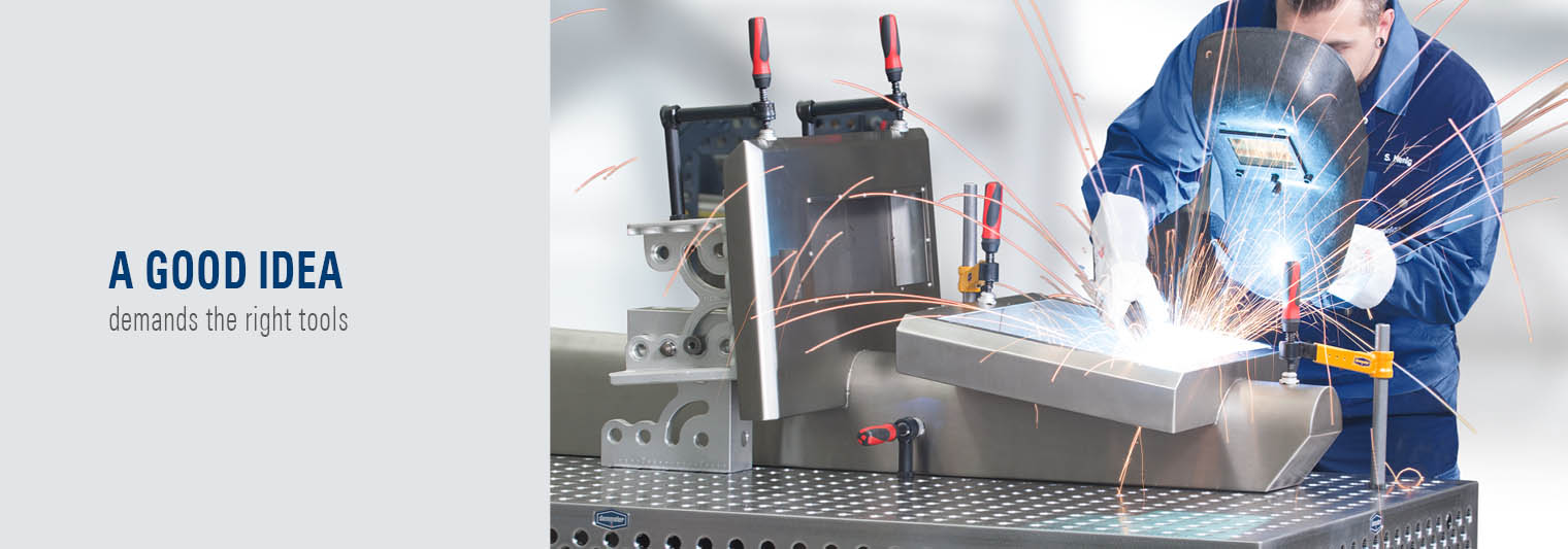 Original 3D clamping systems - Demmeler Maschinenbau - welding table ...